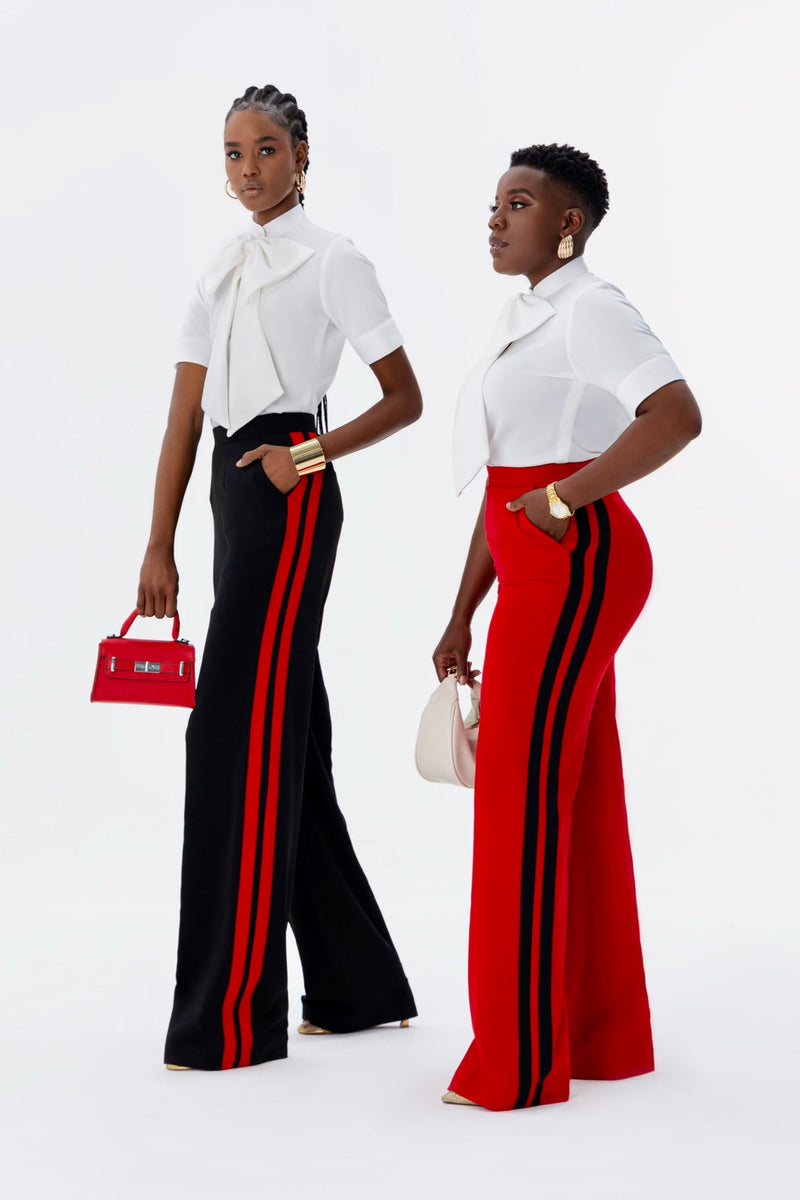 Red Stripe Pants – OLARSGRACE
